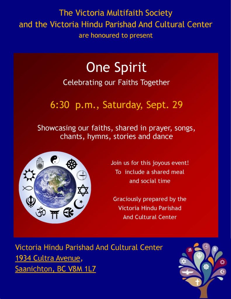 One Spirit: Celebrating our Faiths Together | Victoria Multifaith Society