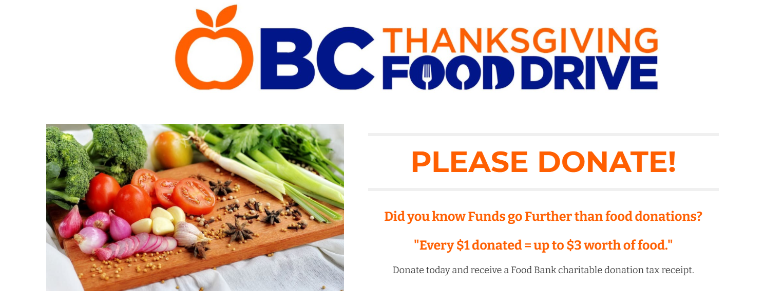 BC Food Drive has begun! | Victoria Multifaith Society