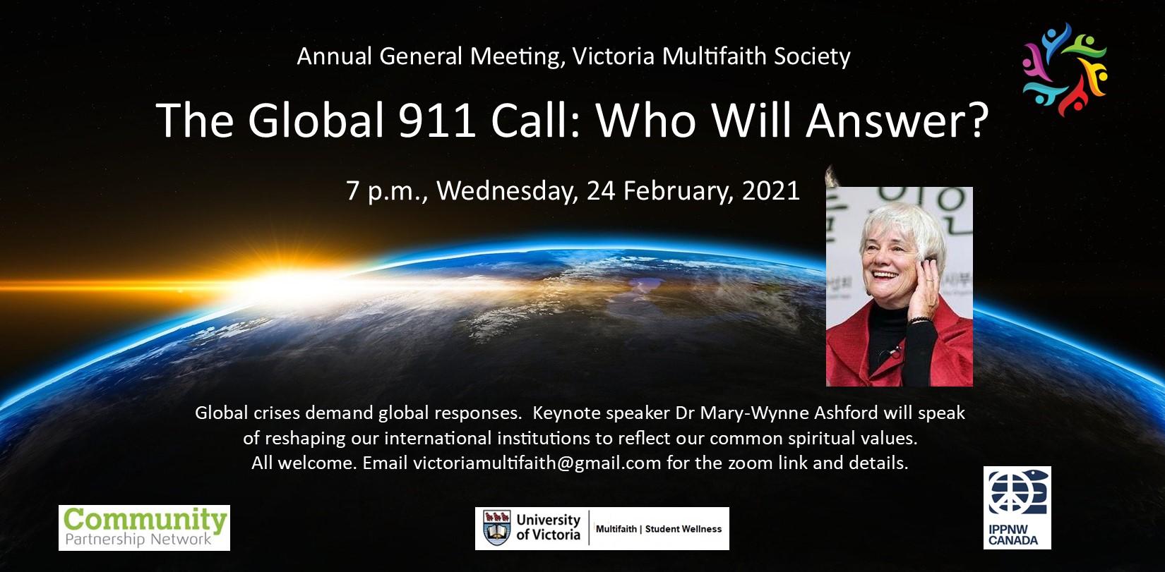 VMS AGM: The Global 911 Call | Victoria Multifaith Society